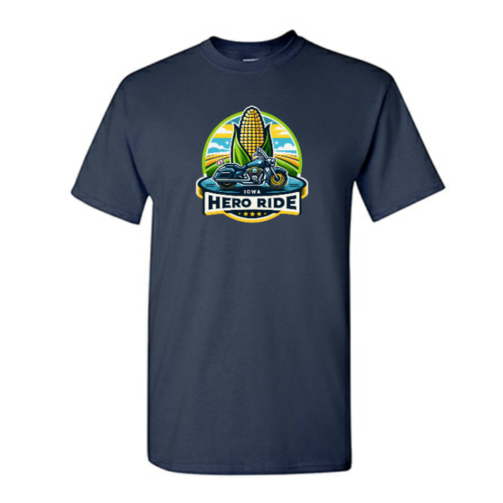 Iowa HERO Ride Official T-Shirt | Iowa HERO Ride